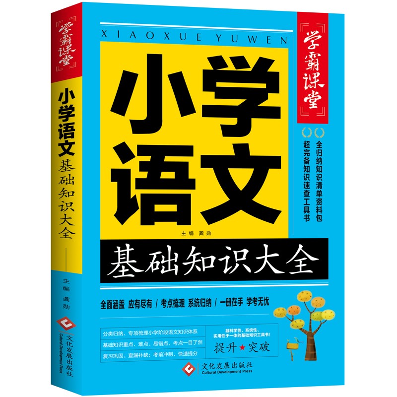 小学语文基础知识大全 学霸课堂 小学生一二三四五六年级小升初资料包大集结基础知识集锦词语手册教辅学习资料工具书