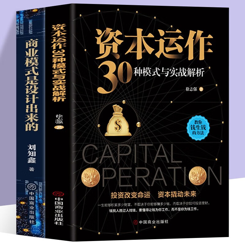 资本运作30种模式与实战解析+商业模式是设计出来的全2册 企业管理经验模版 企业经营经验