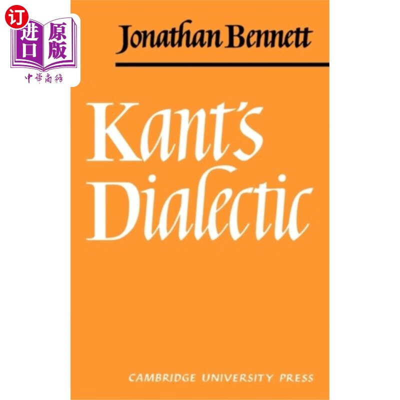 海外直订Kants Dialectic 康德辩证法
