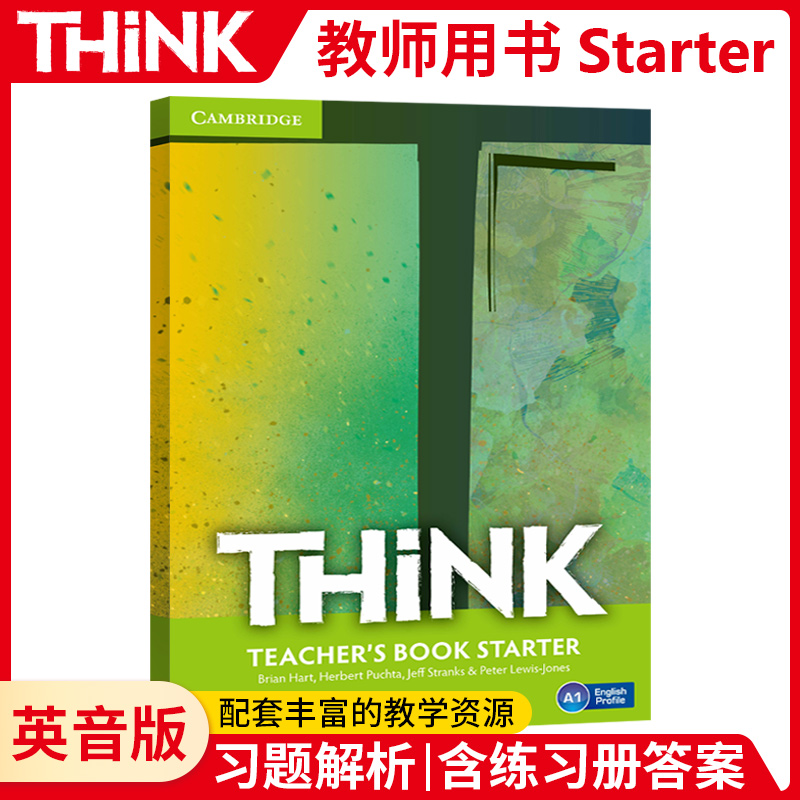 原版 剑桥英语青少教材 Think Teacher's Book 教师用书 KET/PET考试教辅书 starter级教师书