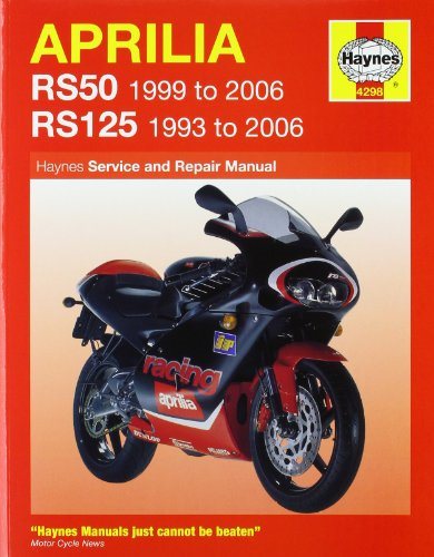 Aprilia RS50 (99 - 06) & RS125 (93 - 06) Haynes Repair Manual