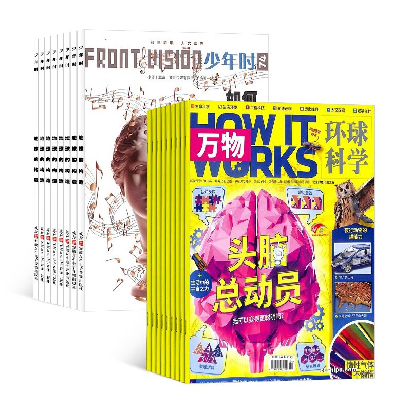 【【杂志预计10月发货】万物+少年时杂志组合订阅 2023年10月起订 1年组合共24期 杂志铺（先发“杂志订阅清单”）