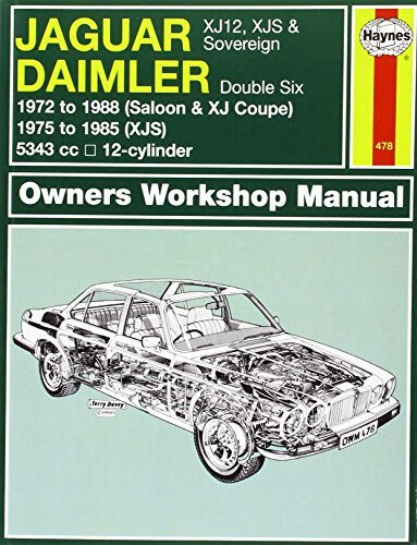 Jaguar XJ12, XJS & Sovereign; Daimler Double Six (72 - 88) Haynes Repair Manual