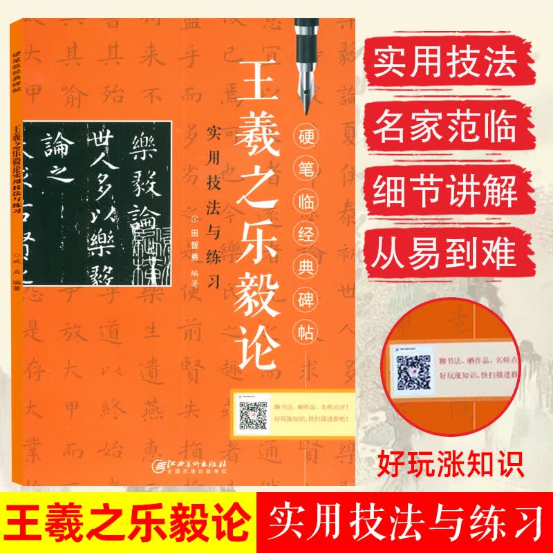 王羲之乐毅论 实用技法与练习笔画偏旁结构解析 钢笔硬笔楷书练字帖原碑学生初学者入门需备江西 硬笔临经