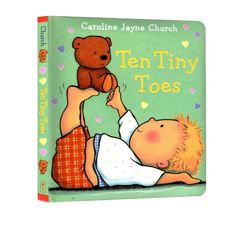 爱的晚安 Ten Tiny Toes 十个小脚趾 亲子绘本 英文原版 Caroline Jayne Church 卡罗琳杰恩 儿童认知启蒙