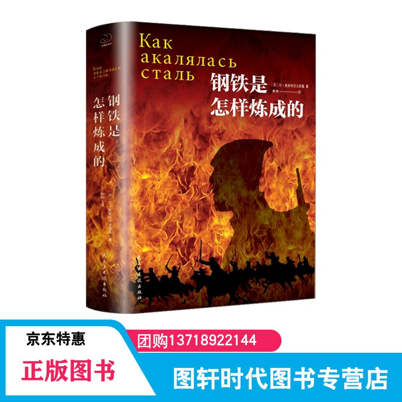 钢铁是怎样炼成的 原著无删减全译本 钢铁是怎么炼成的世界文学名著小说10-15-18岁初高中生