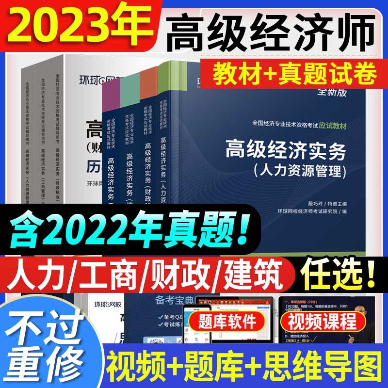 高级经济师备考2023年教材金融专业知识与高级经济实务全国经济专业技术资格考试用书历年真题题库视频 【金融专业教材+宝典 2本套】赠视频+题库