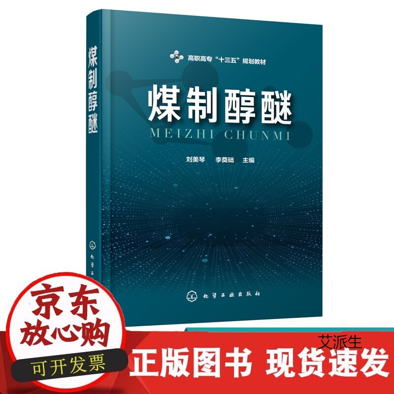 煤制醇醚 刘美琴 李奠础 甲醇气生产气净化转化甲醇粗甲醇精制二甲醚甲醇产品检验和质量控制 煤化工生