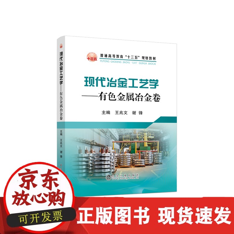 现代冶金工艺学 有色金属冶金卷/王兆文,谢锋 冶金工业