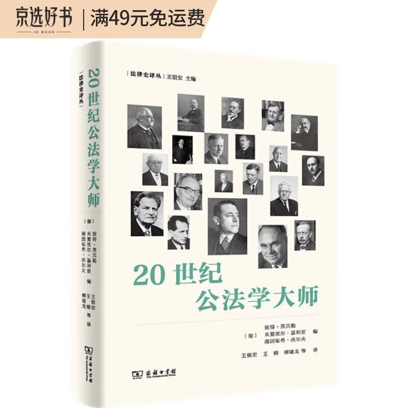 20世纪公法学大师（法律史译丛）