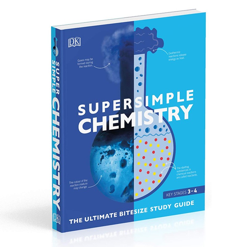 英文原版 DK SuperSimple Chemistry 超级简单化学 研究指南 DK科普百科读物