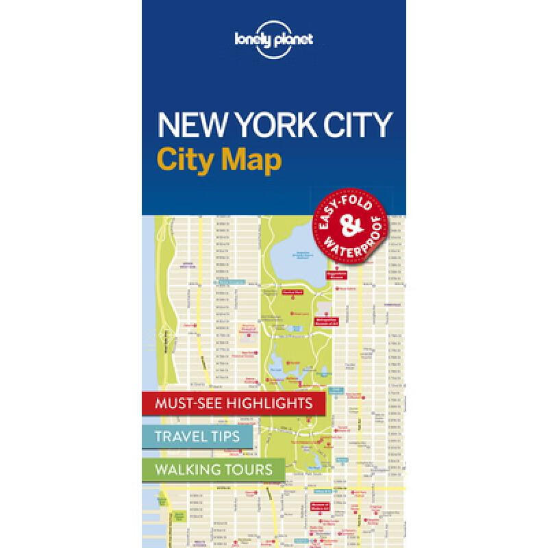 Lonely Planet New York City Map (Travel Guide)