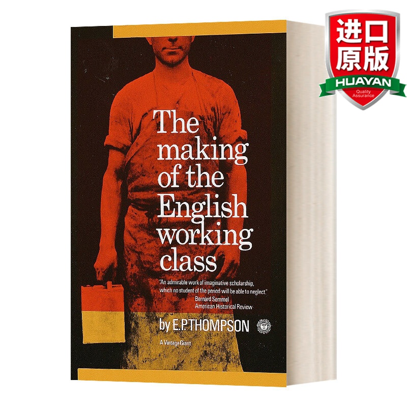 The Making of the English Working Class 英文原版 英国工人阶级的形成 英文版 进口英语原版书籍