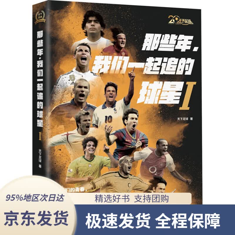 【 京东配送 支持团购】那些年，我们一起追的球星Ⅰ一 :我们的青春，我们的足球时代《天下足球》金城出版社