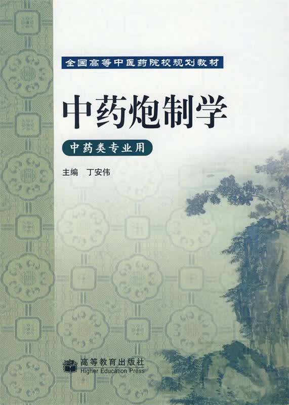 中药炮制学 丁安伟 主编【书】