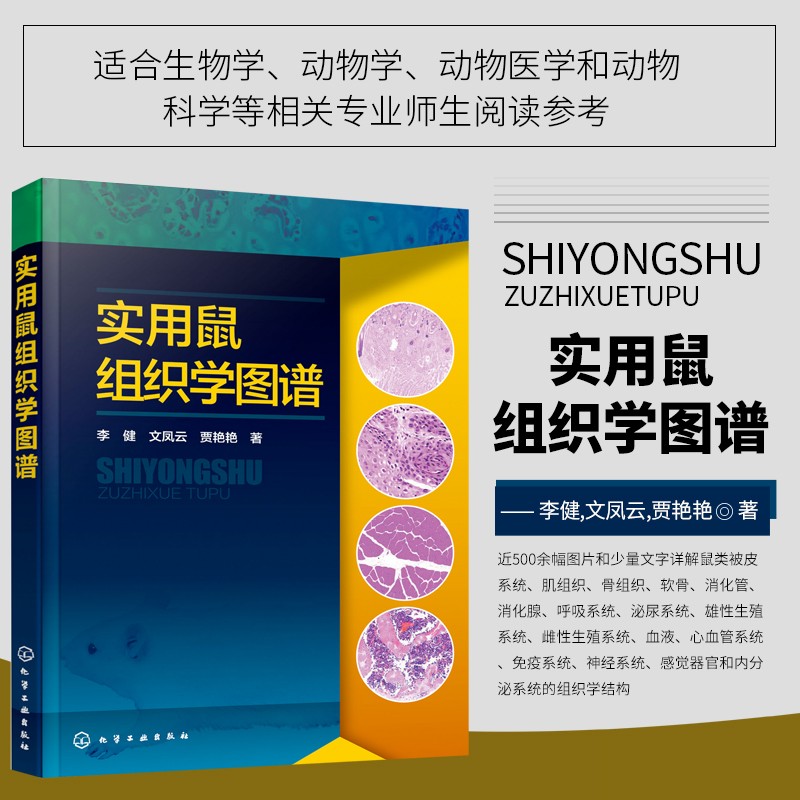 实用鼠组织学图谱 老鼠动物组织解剖学基础知识 老鼠解剖实验操作指南指导手册