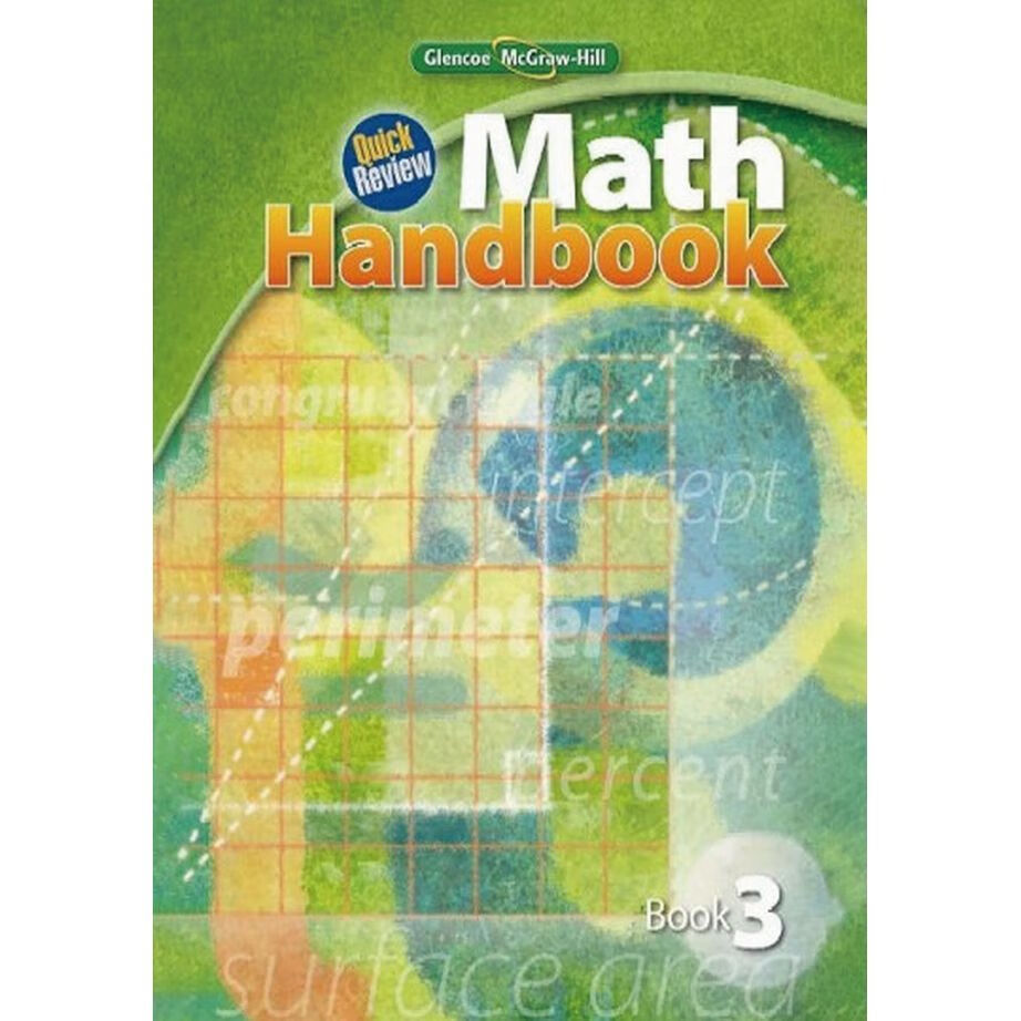 Quick Review Math Handbook, Book 3 全彩纸质书 通用