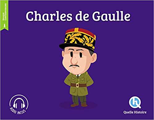 法语历史人物绘本 戴高乐 Charles de Gaulle (2020) 音频朗读 法语科普学习