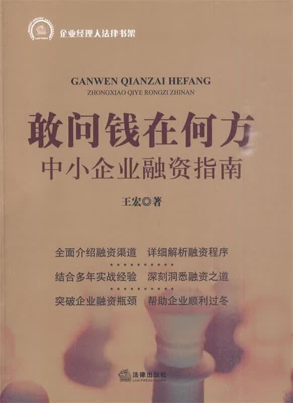敢问钱在何方:中小企业融资指南 王宏