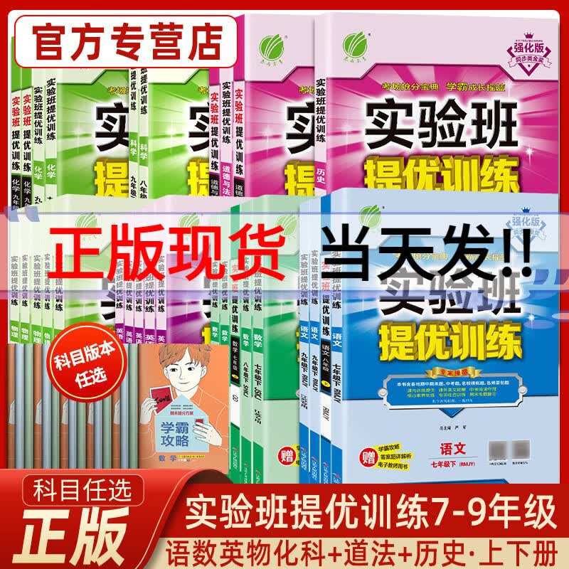 22实验班提优训练七八九年级语文数学英语物理化学道德政治历史人教苏科北师大中学初一二三同步训练学 化学 科粤版 八年级下
