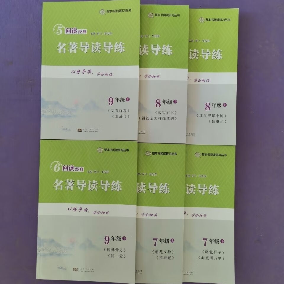 2023南方凤凰台名著导读导练7 8 9年级上下册 上册 九年级