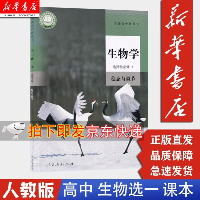【现货】2023新改版高中生物学选择性必修1一稳态与调节人民教育出版社人教版课本学生用书教材教科书