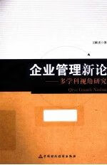 企业管理新论多学科视角研究