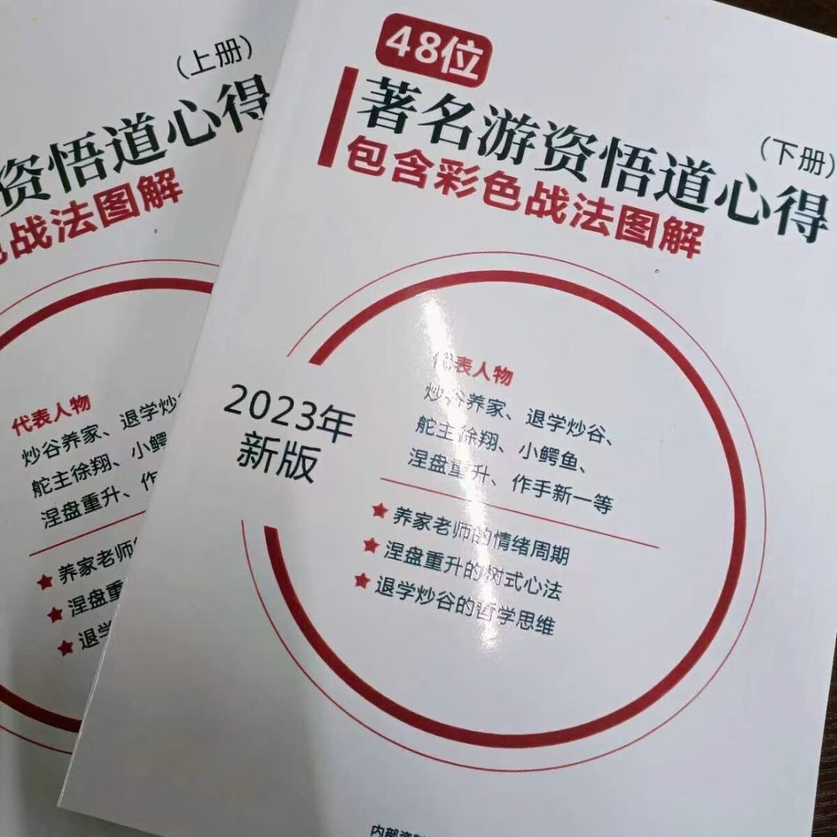（24小时发货）炒股养家心法游资悟道心得2023现货48位语录和彩页图解-思维认知能力提升 全二册