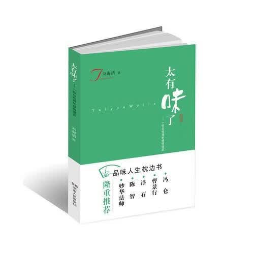 《太有味了——一位总经理的感悟微言》（冯仑、曹景行、浮石等隆重推荐） 带塑封