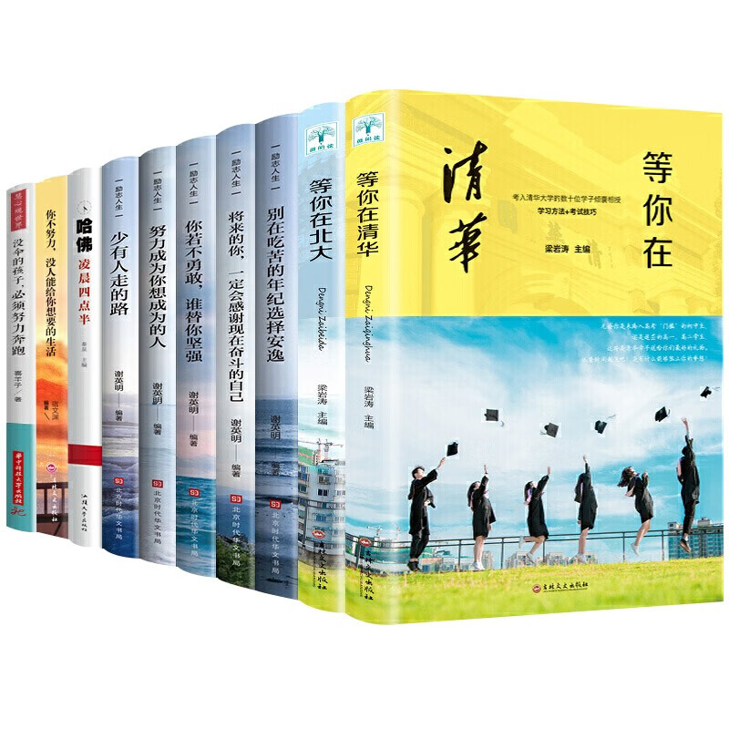 全套10册等你在北大+等你在清华+哈佛凌晨四点半+没伞的孩子+你不努力