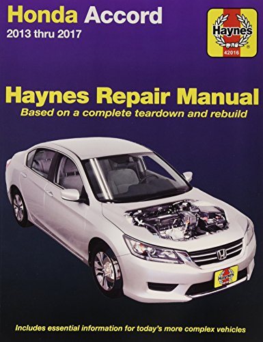 Honda Accord (13-17) Haynes Repair Manual (USA)