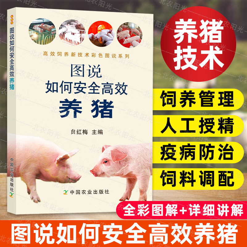 图说如何安全高效养猪技术猪病学养猪书籍科学养猪病图谱疾病防治与诊断技术兽医书籍养猪大全活体育肥猪养殖技术养猪饲料配方书籍