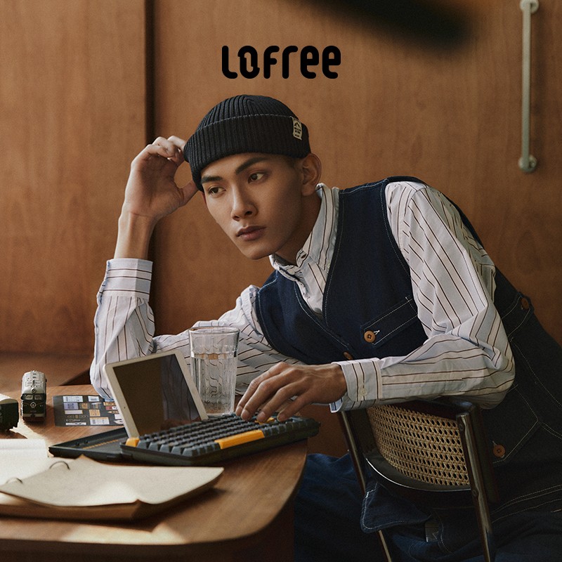 洛斐（LOFREE）小浪无线机械键盘蓝牙双模 蓝牙多功能电脑笔记本手机户外便携办公家用 军绿色 579元-聚超值