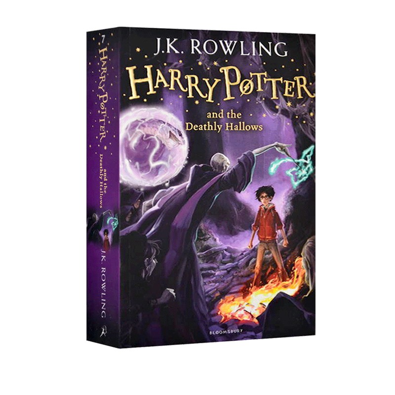 Harry Potter and the Deathly Hallows 哈利波特 第7部 哈利波特与死亡圣器 JK罗琳 英文原版电影原著小说进口书籍读物