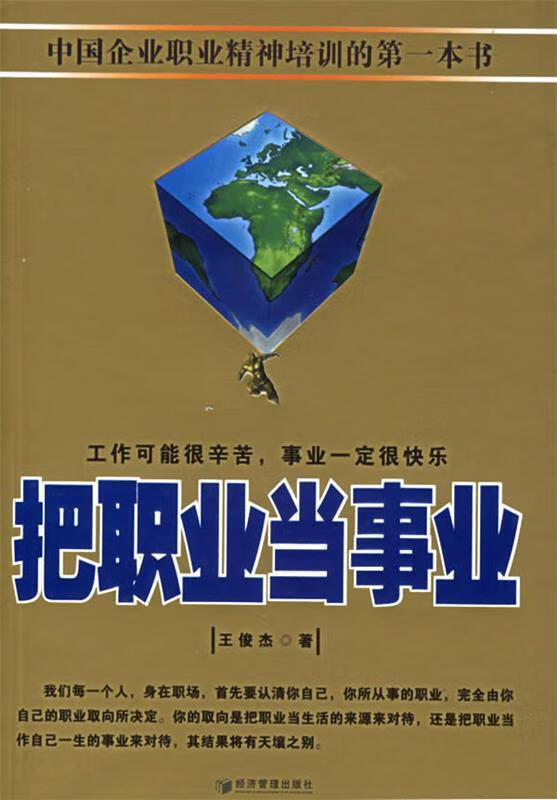 把职业当事业【好书，下单速发】