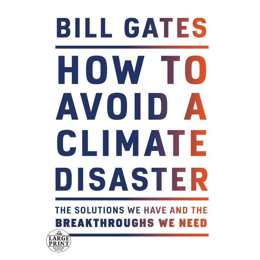 How to Avoid a Climate Disaster 气候与人类未来 纸质书 通用
