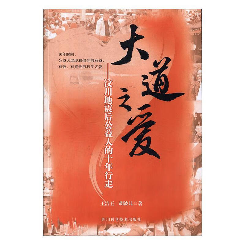大道之爱：汶川地震后公益人的十年行走 王洁玉,胡波儿 著 四川科学技术出版社