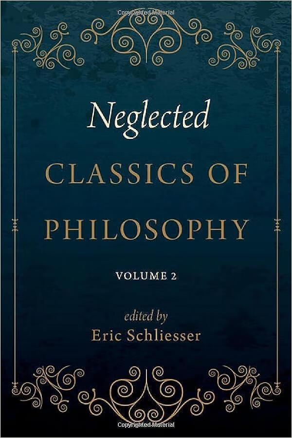 被忽略的哲学经典，第二卷 Neglected Classics of Philosophy, Volume 2