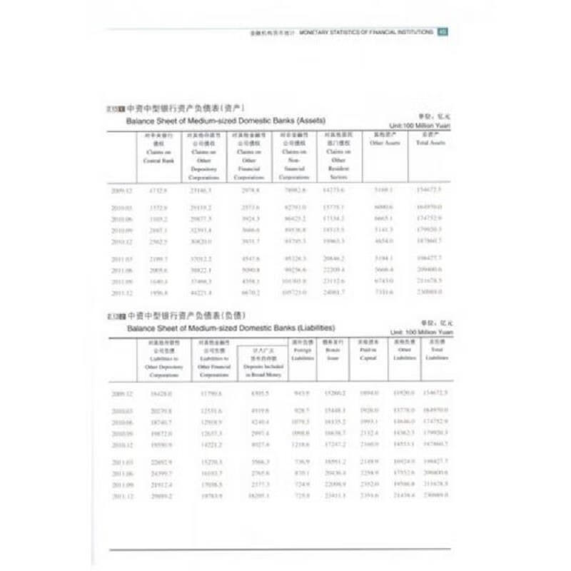 中国人民银行统计季报(2012-1)(总第65期)