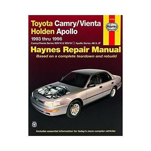 Toyota Camry & Holden Apollo (93-96) Haynes Repair Manual