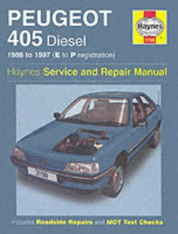 Peugeot 405 Diesel (88 - 97) Haynes Repair Manual