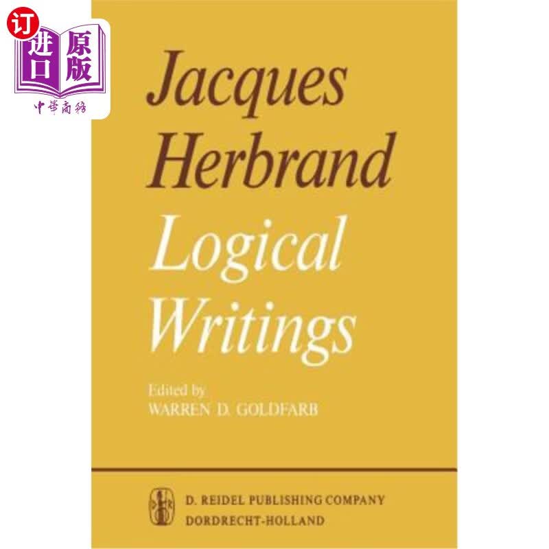海外直订Logical Writings 逻辑的作品