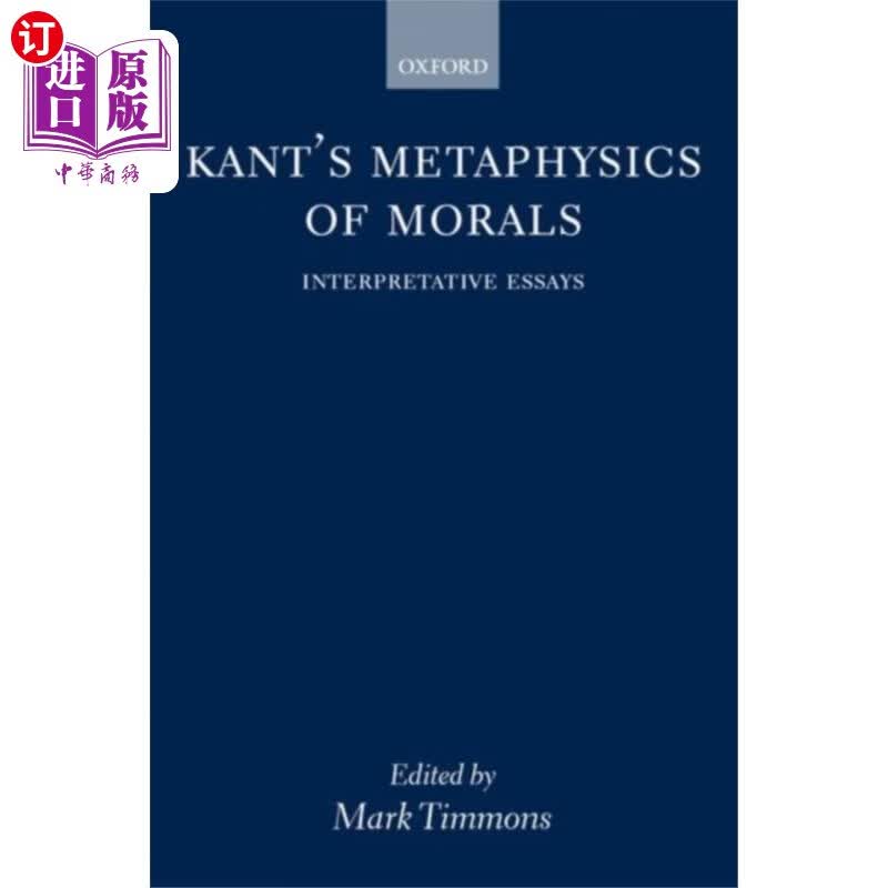 海外直订Kant's Metaphysics of Morals 康德的《道德形而上学