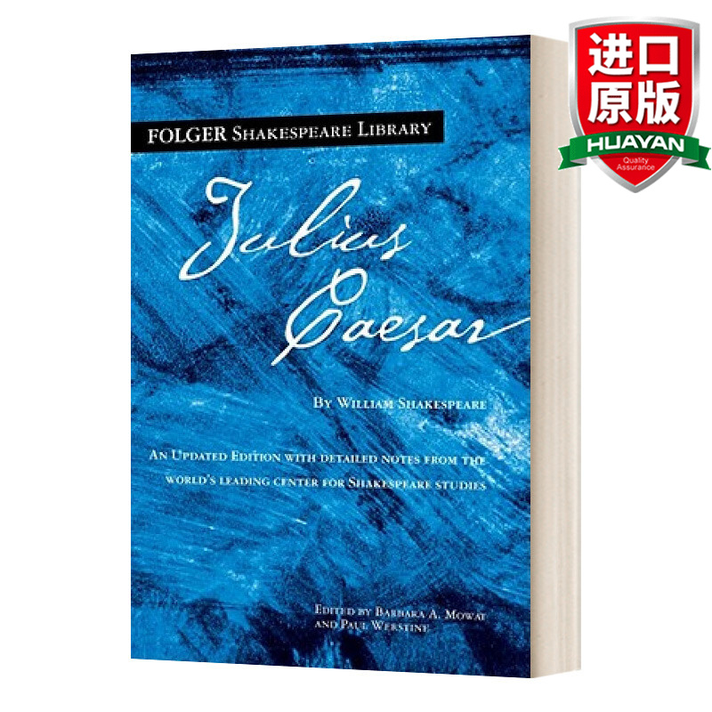 Julius Caesar 英文原版 朱利叶斯 凯撒 福尔杰莎士比亚图书馆系列 Folger Library Shakespeare 英文版 进口英语原版书籍