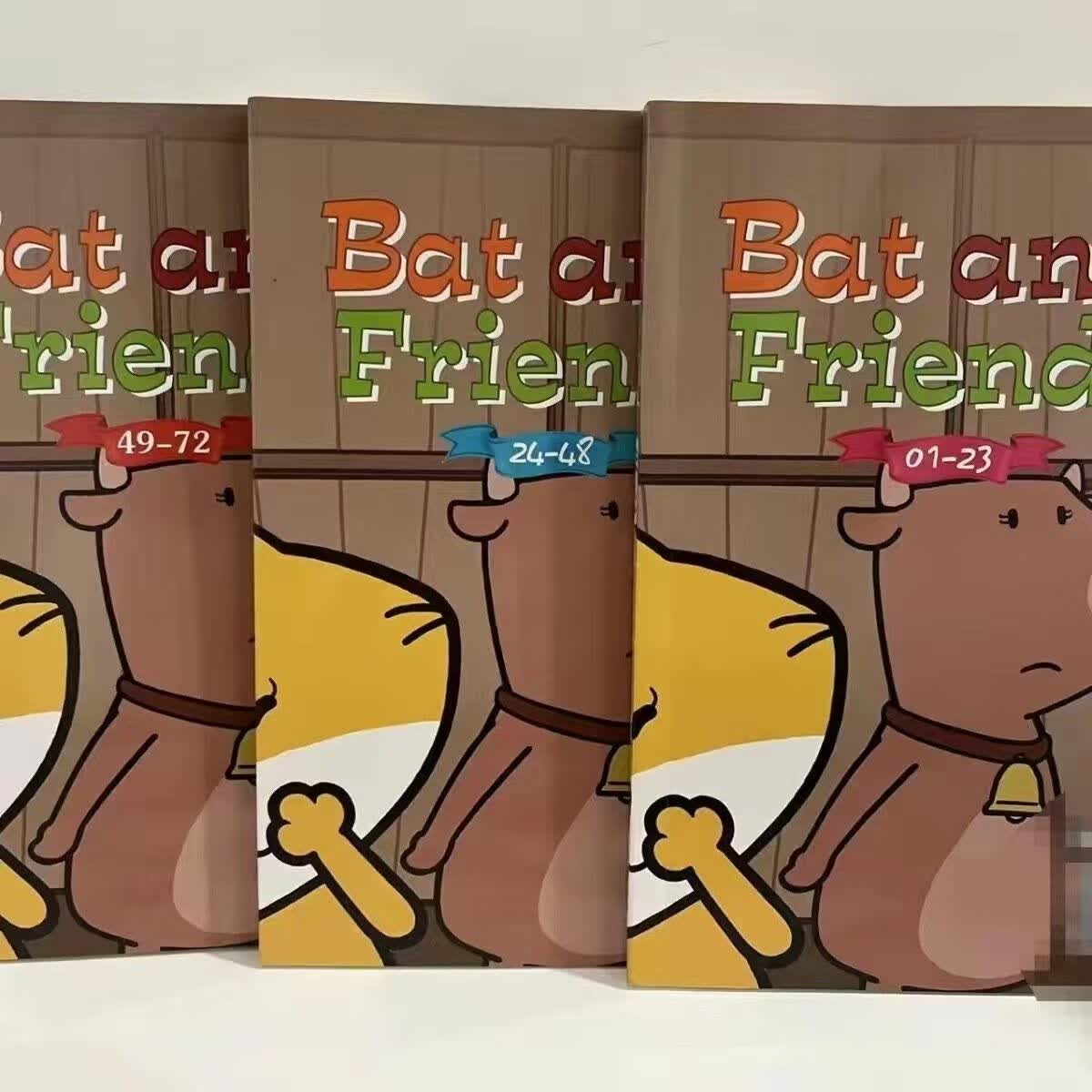 Little fox各阶级动画台词本1-3阶bat and friends等 蝙蝠72集3册
