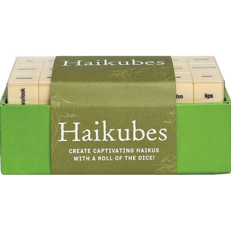 现货 俳句方块 Haikubes [With Over 60 Word Cubes]
