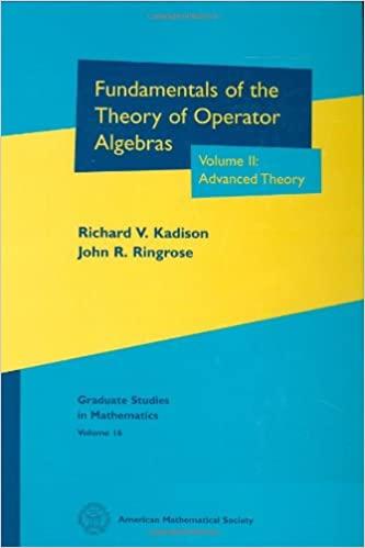 Fundamentals of the Theory of Operator Algebras.