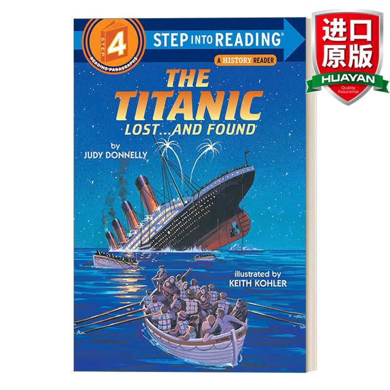 Step Into Reading 4 - The Titanic Lost and Found 英文原版 泰坦尼克号 英文版 进口英语原版书籍