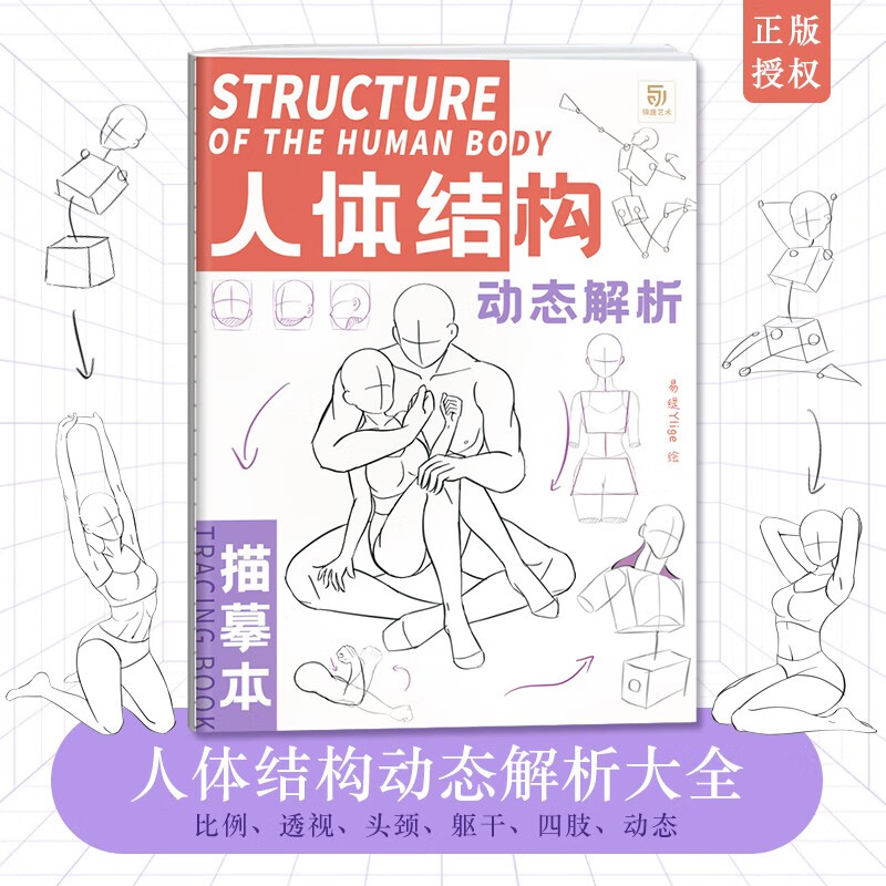 人体结构动态 30天打卡 动漫练习册 动漫人体技法 游戏动漫型男 漫画人物动态草图本  人体速写 艺用动态解剖 漫画人物手绘初学者入门 动漫速写描摹本 临摹画册画本 人体结构动态解析描摹本