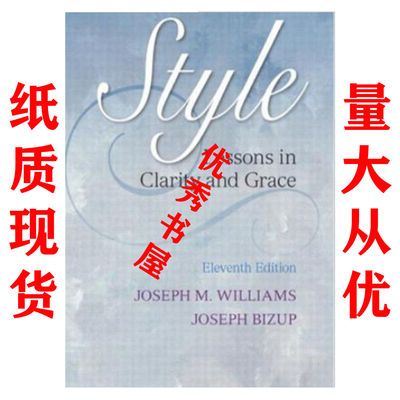 纸质现货Style Lessons in Clarity and Grace 11th Edition Style Lessons in Clarity